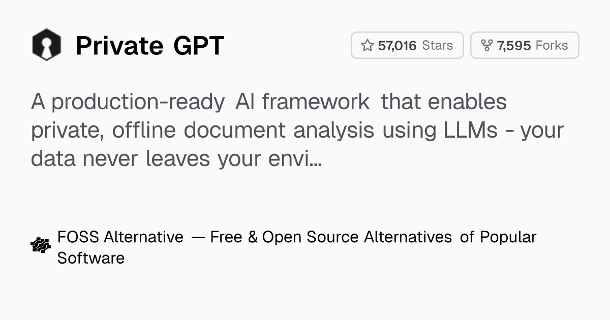 Private GPT: Local LLM-powered document analysis without internet ...